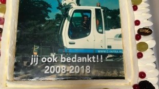 Patrick van Loon 10 jaar in dienst!